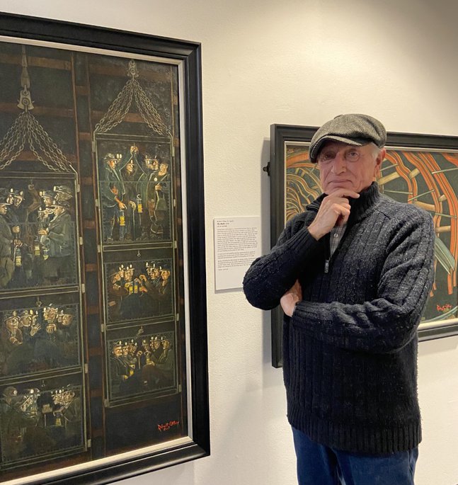 Pit to Yard: Coal mining and shipbuilding paintings by Bob Olley | What ...